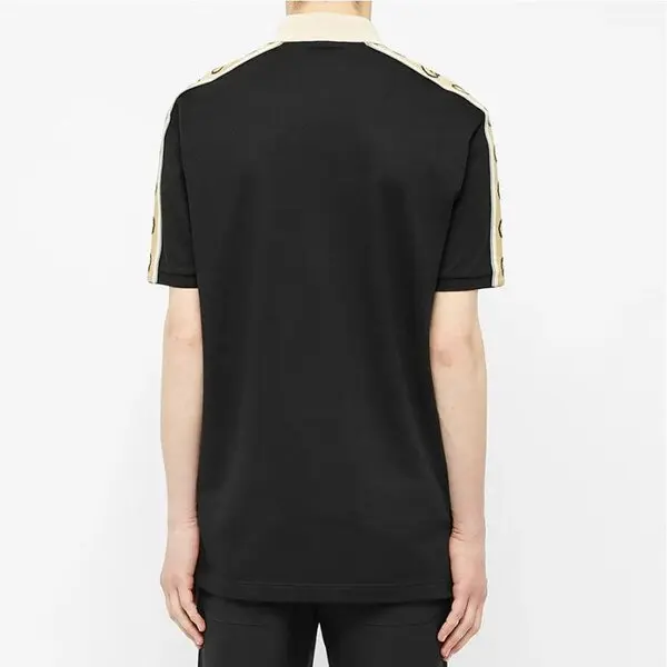 Gucci Interlock Double G Stripe Polo Shirt