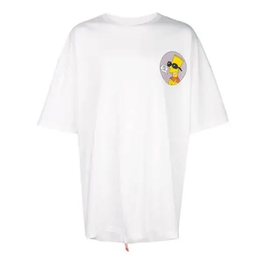 Off-White Bart Simpson Oversize Short Sleeve T-shirt - White