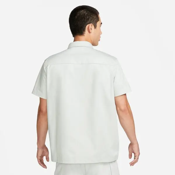 Nike Life Woven Military Short-sleeve Button-down Shirt 'light