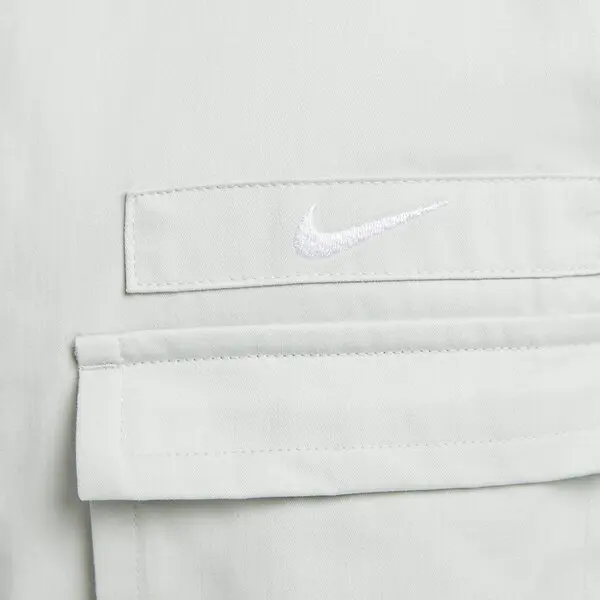Nike Life Woven Military Short-sleeve Button-down Shirt 'light