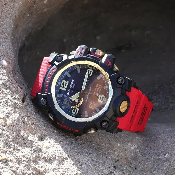 Casio G-shock Mudmaster Watch - Red