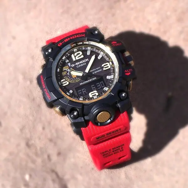 Casio G-shock Mudmaster Watch - Red