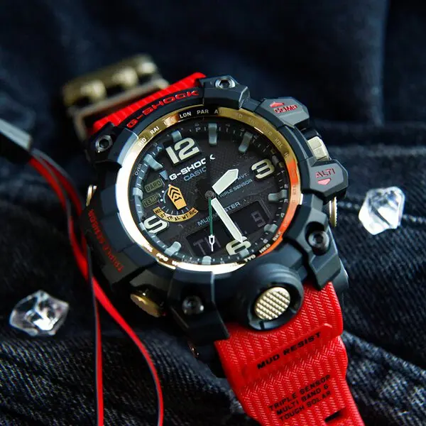 Casio G-shock Mudmaster Watch - Red