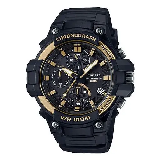 Casio Chronograph Waterproof Sports Watch - Black