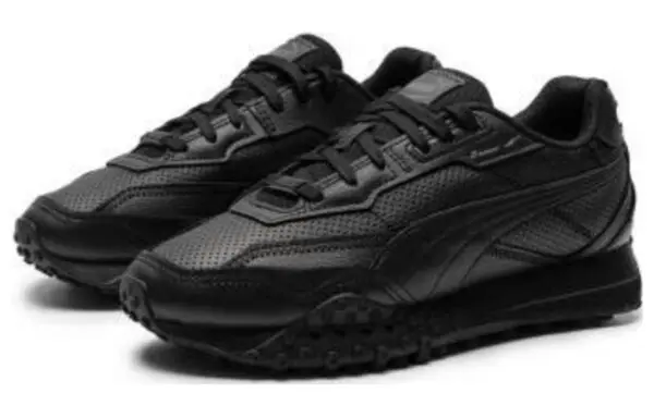 PUMA Blacktop Rider Leather Sneakers