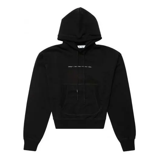 Off-White Fw21 Arrow Hoodie - Black