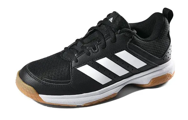 Adidas Ligra Indoor Gum Sneakers - Black