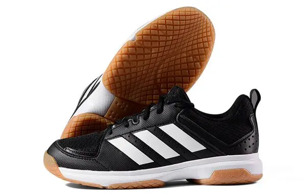 Adidas Ligra Indoor Gum Sneakers - Black