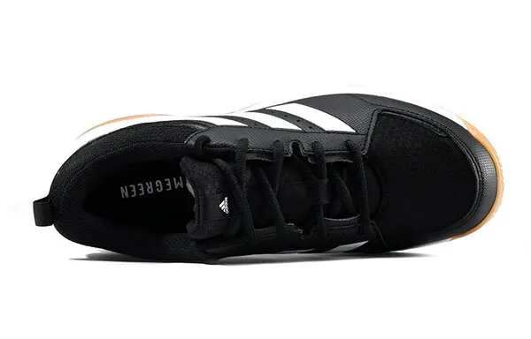 Adidas Ligra Indoor Gum Sneakers - Black