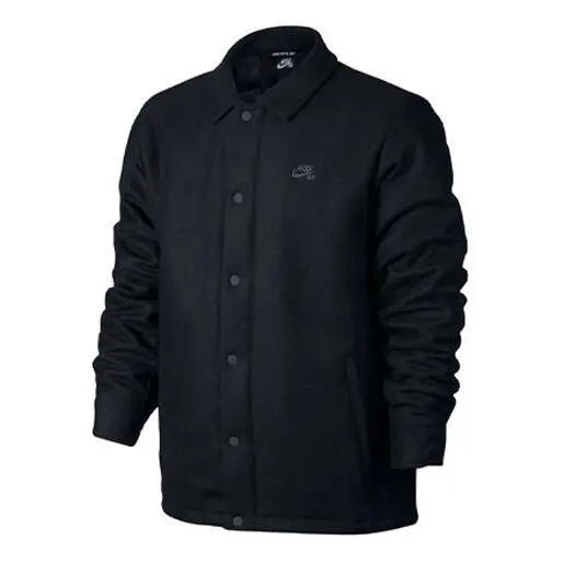 Nike Solid Color Stay Warm Casual Jacket - Black