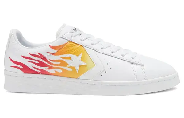 CONVERSE Pro Leather Low "archival Flame Print