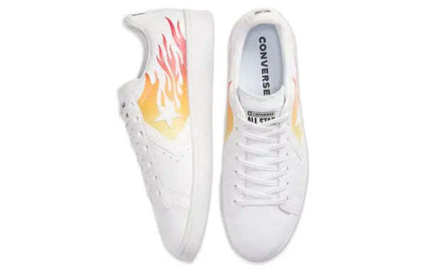 CONVERSE Pro Leather Low "archival Flame Print