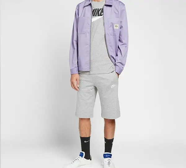 Nike Futura Icon Basic Printing Short Sleeve T-shirt - Grey
