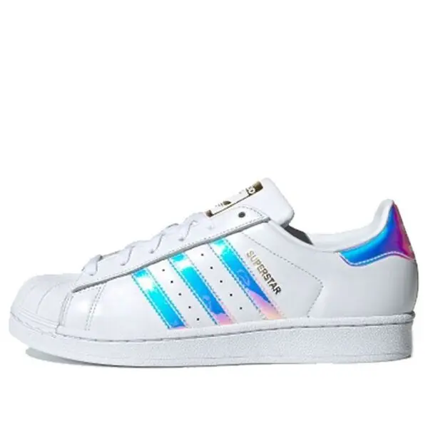 Adidas Superstar Iridescent Hologram Sneakers - White/silver
