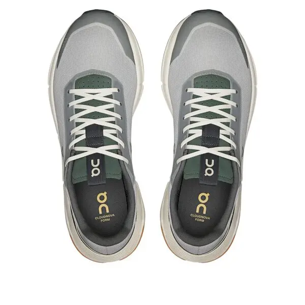 On Cloudnova Form Sneakers - Glacier/olive