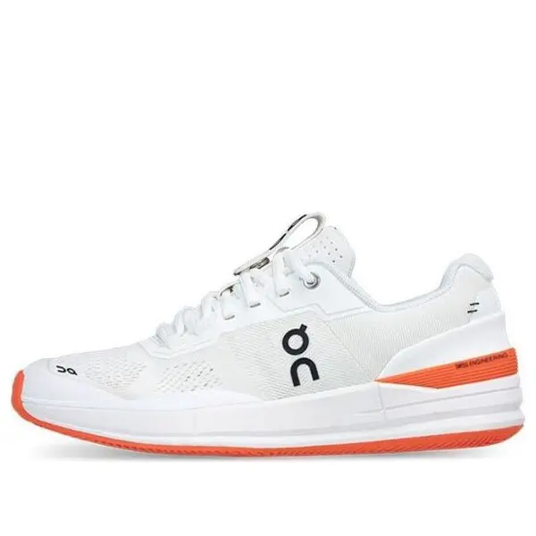 On The Roger Pro Clay Tennis Shoes - White/orange
