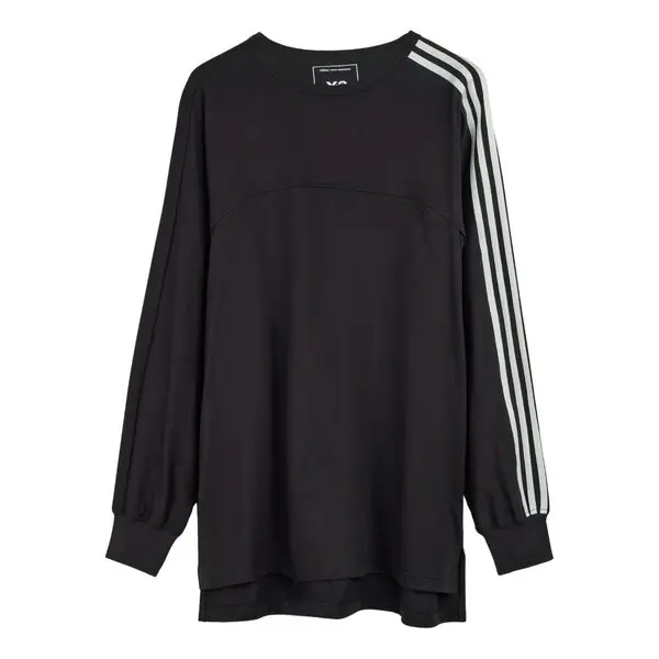 Adidas Y-3 3-stripes Long-sleeve T-shirt - Black