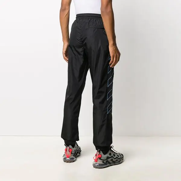 Off-White Stripe Nylon Training Long Pants