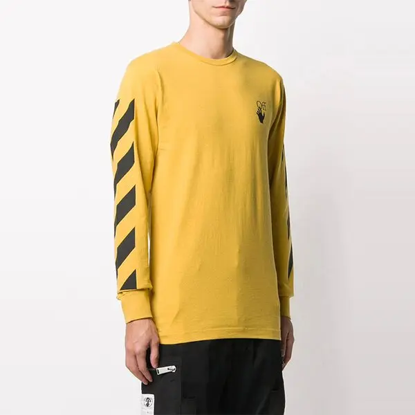 Off-White Long Sleeve Graphic T-shirt
