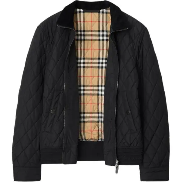 Burberry Quilted Nylon Jacket - Black