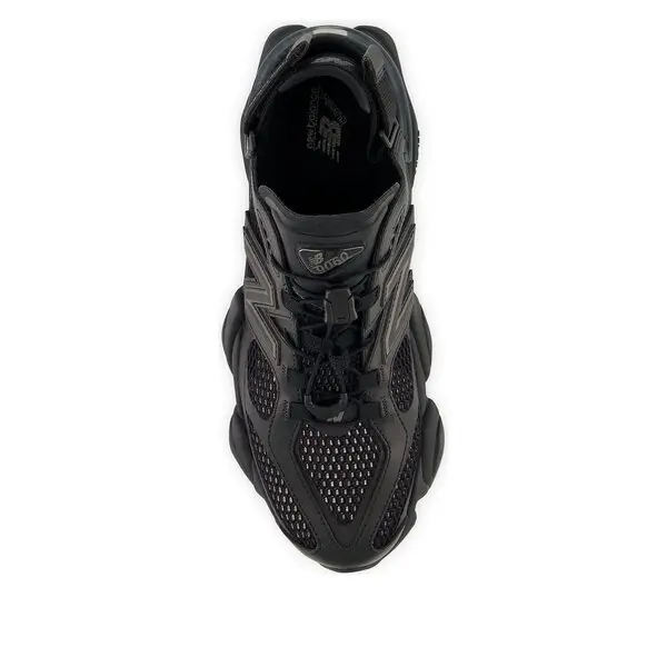 NEW BALANCE U9060sv1 Black Lace Up Sneakers - Black/black
