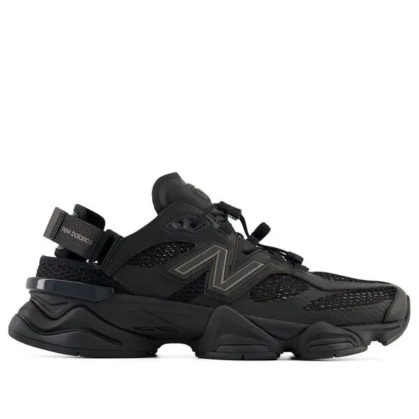 NEW BALANCE U9060sv1 Black Lace Up Sneakers - Black/black