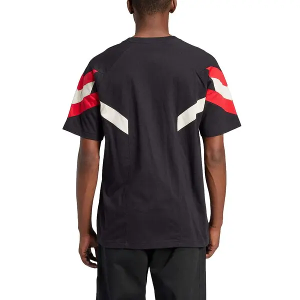 Adidas Originals Manchester United Fc Originals T-shirt Asia Sizing 'black Red - Black/red