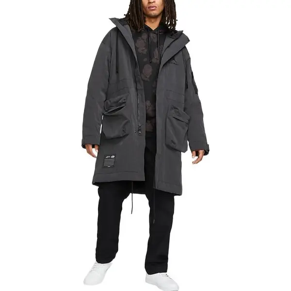 JORDAN X A Ma Maniere Hooded Trench Coat