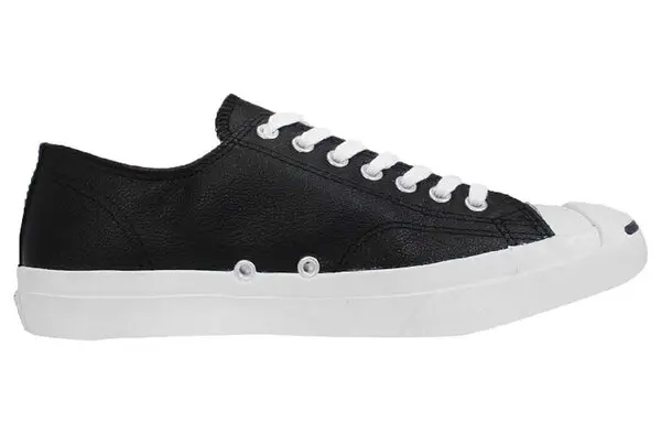 CONVERSE Jack Purcell Ox Leather Sneakers - Black