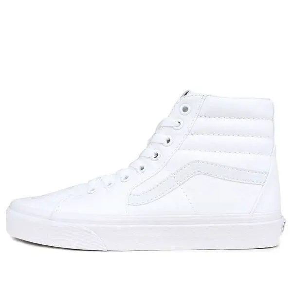 VANS Sk8-hi Canvas High Top Sneakers - White
