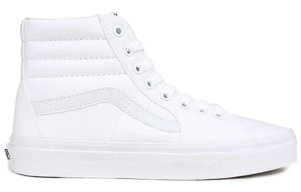 VANS Sk8-hi Canvas High Top Sneakers - White