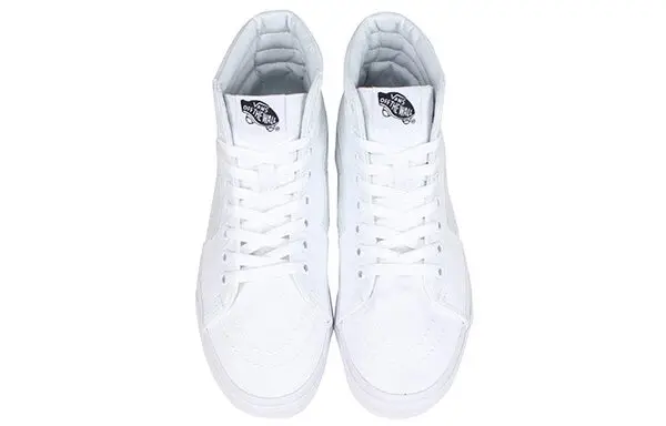 VANS Sk8-hi Canvas High Top Sneakers - White