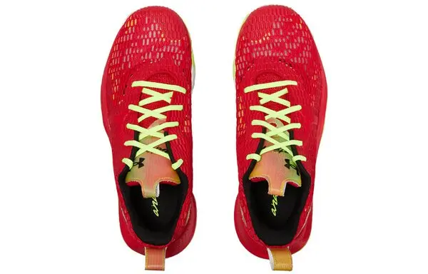 Under Armour Spawn 3 Clrshft Basketball Shoes - Red/green