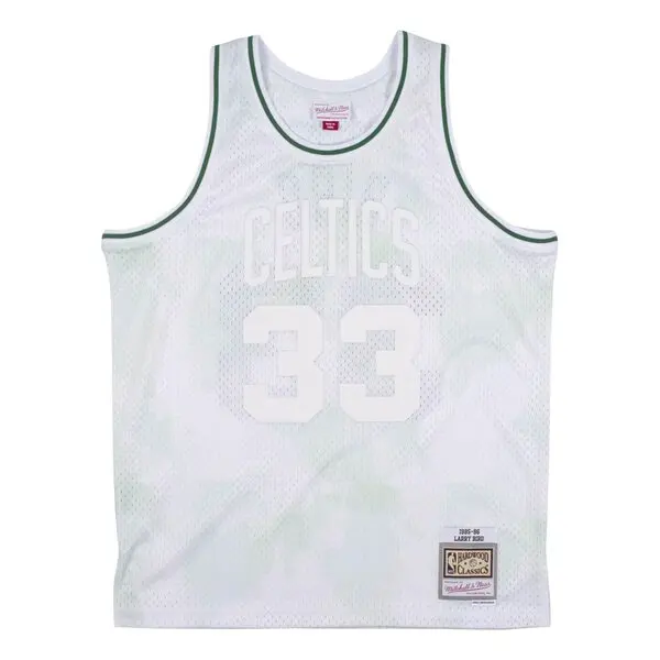 Mitchell & Ness X Nba Boston Celtics 1985-86 Larry Bird Jersey - Light Green