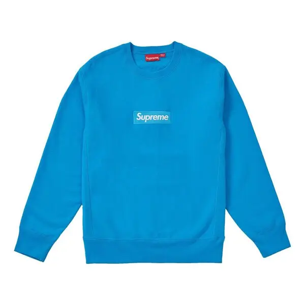 Supreme Box Logo Crewneck - Blue