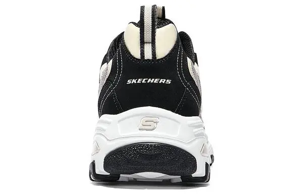 Sketchers D'lites 1.0 Corduroy Sneakers - Black/white/grey