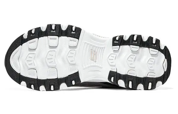 Sketchers D'lites 1.0 Corduroy Sneakers - Black/white/grey