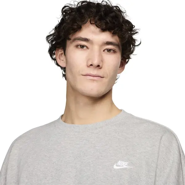 Nike Club Fleece Sweatshirt - Grey