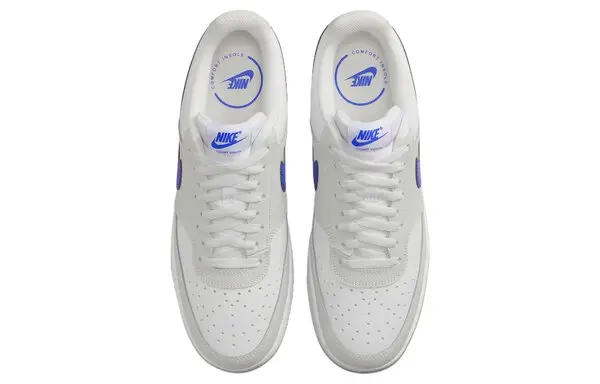 Nike Court Vision Low Sneakers - White/blue/grey