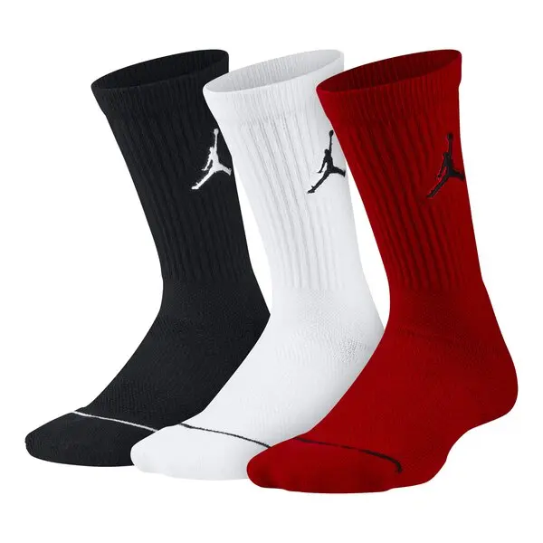 JORDAN Air Embroidered Crew Socks 3 Pairs - Default Colorway