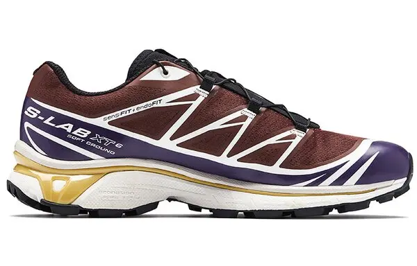SALOMON Xt-6 Athletic Sneakers - Brown