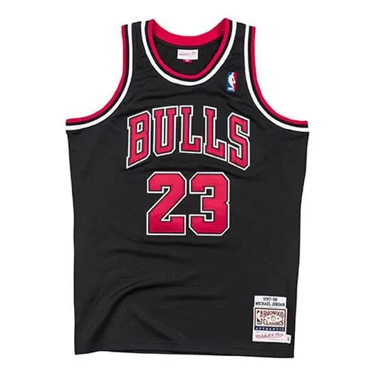Mitchell & Ness Michael Jordan Chicago Bulls 1997/98 Authentic Jersey - Black/red