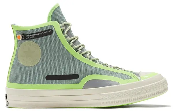 CONVERSE Chuck 70 High Top Sneakers - Grey/green