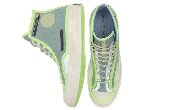 CONVERSE Chuck 70 High Top Sneakers - Grey/green
