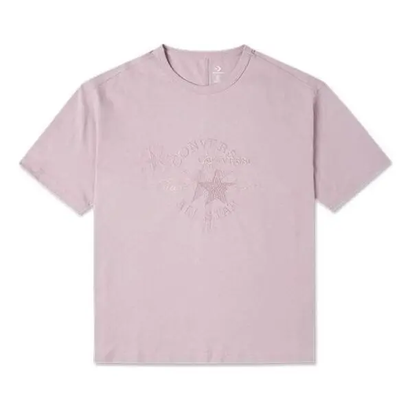 CONVERSE Chuck 70 Embroidered T-shirt Asia Sizing - Pink