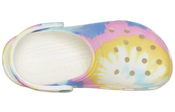 CROCS Classic Clog Tie Dye Sandals - Multi-color