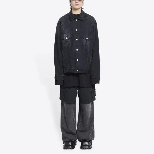 Balenciaga Cities Paris Denim Jacket