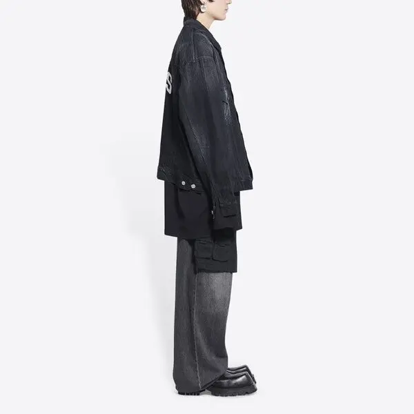 Balenciaga Cities Paris Denim Jacket