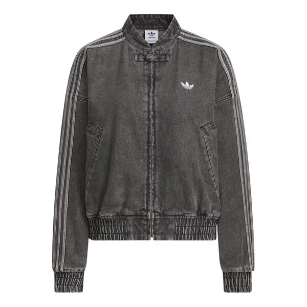 Adidas Ctt Jersey Jacket Asia Sizing - Medium Black Denim
