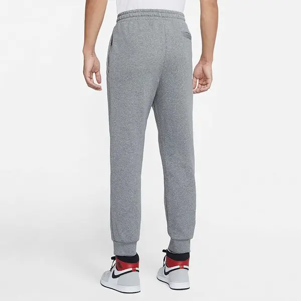 JORDAN Jumpman Classics Flying Printing Drawstring Fleece Lined Slim Fit Pants - Gray